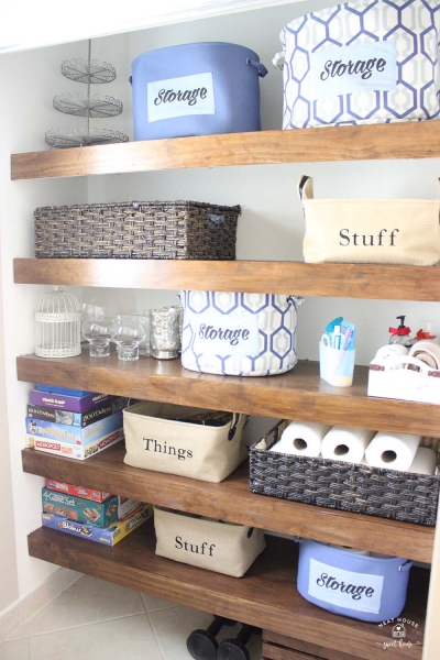 How to Cover Wire Shelves With Wood • Neat House. Sweet Home