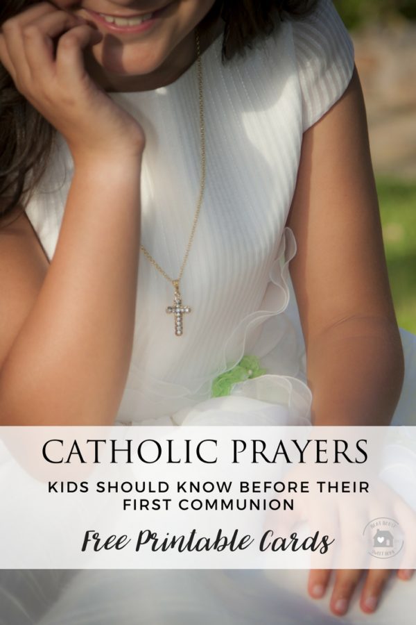 Catholic Prayers for First Communion Preparation | Free Printable