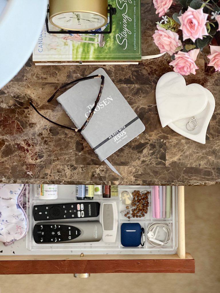 Neat and Organized Nightstand • Neat House. Sweet Home