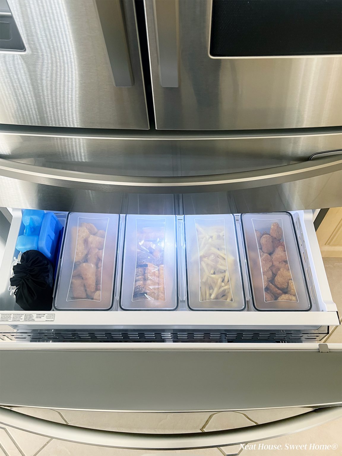 Freezer Drawer Organization • Neat House. Sweet Home