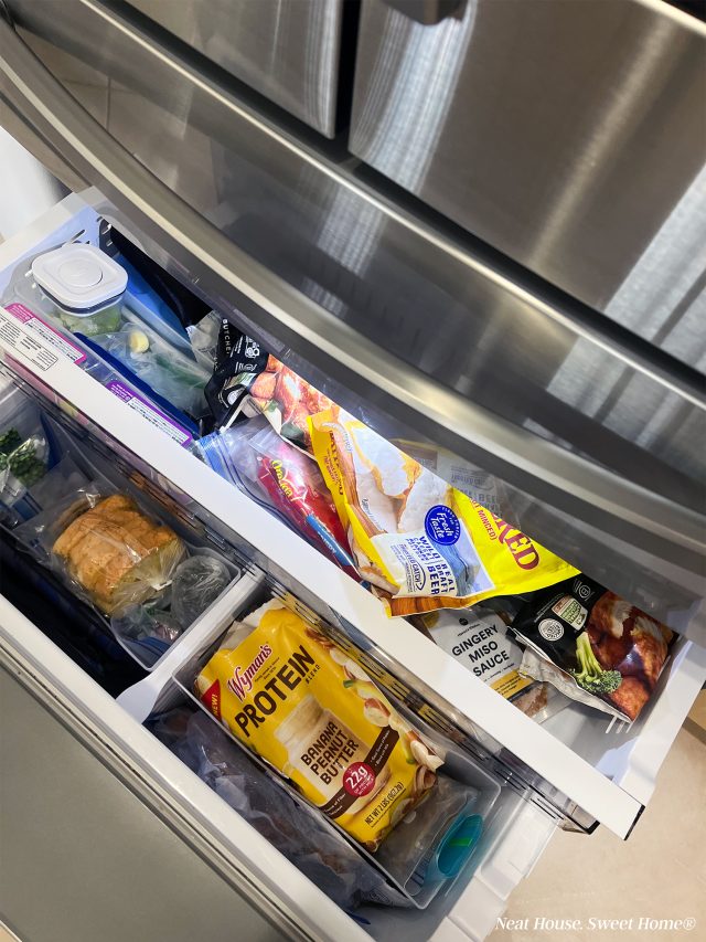 Freezer Drawer Organization • Neat House. Sweet Home